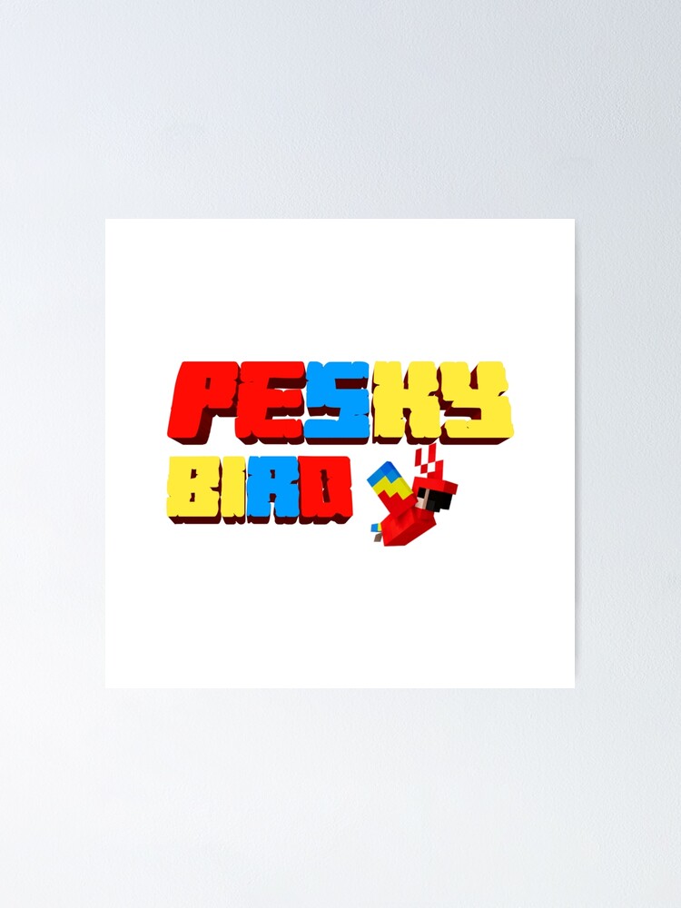"Grian pesky bird design." Poster by inspiredtees24 | Redbubble