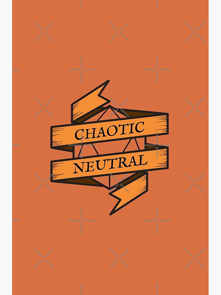 "D&D Alignment Chaotic Neutral (bright version)" Art Print by mashimero ...