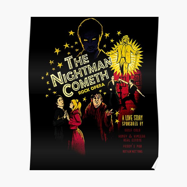 The Nightman Cometh Posters | Redbubble