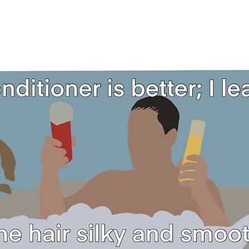 "Billy Madison Conditioner Meme" Sticker for Sale by batlynn | Redbubble