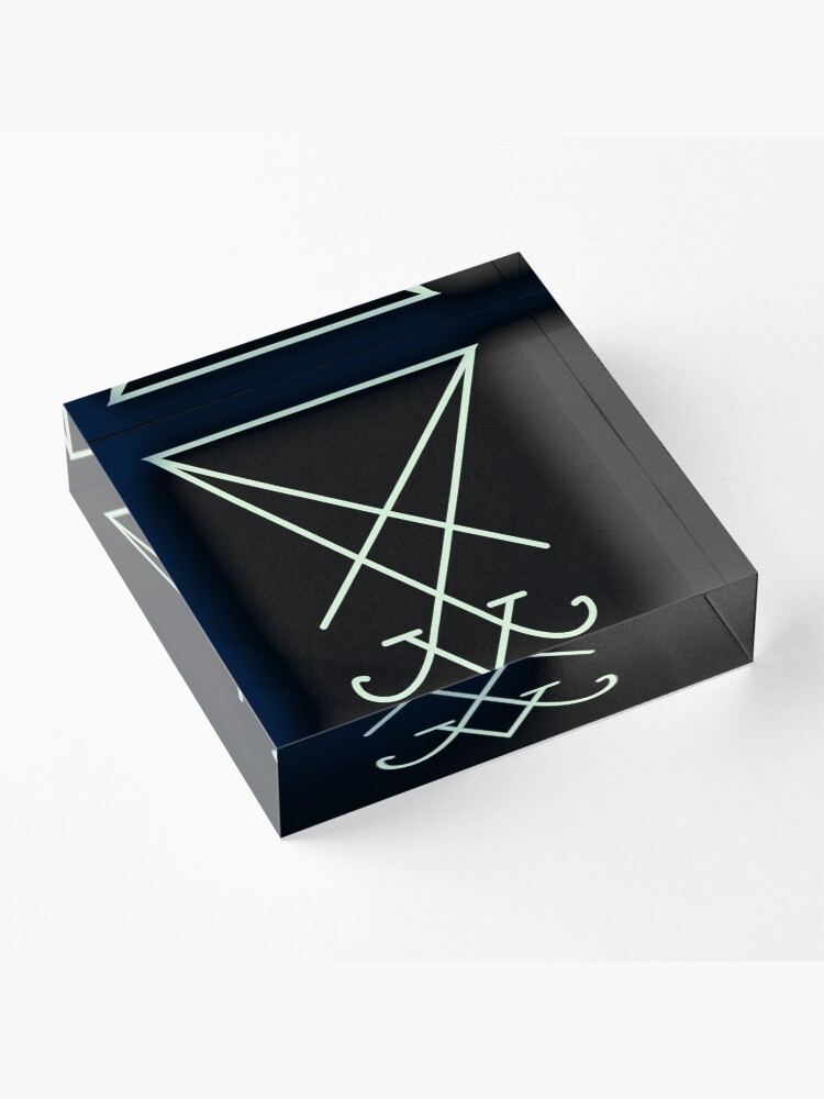  Phasmophobia Ghost Writing Spooky Symbol Acrylic Block By