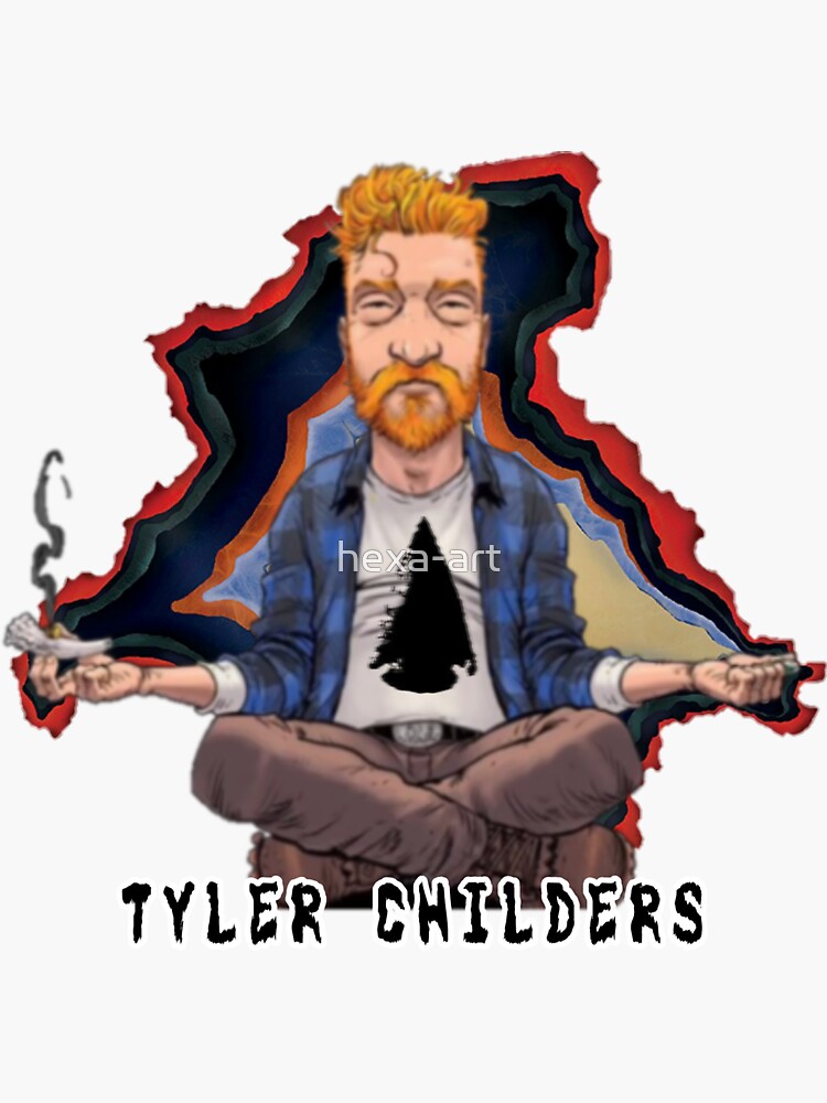 Pegatina «Tyler childers nuevo» de hexa-art | Redbubble