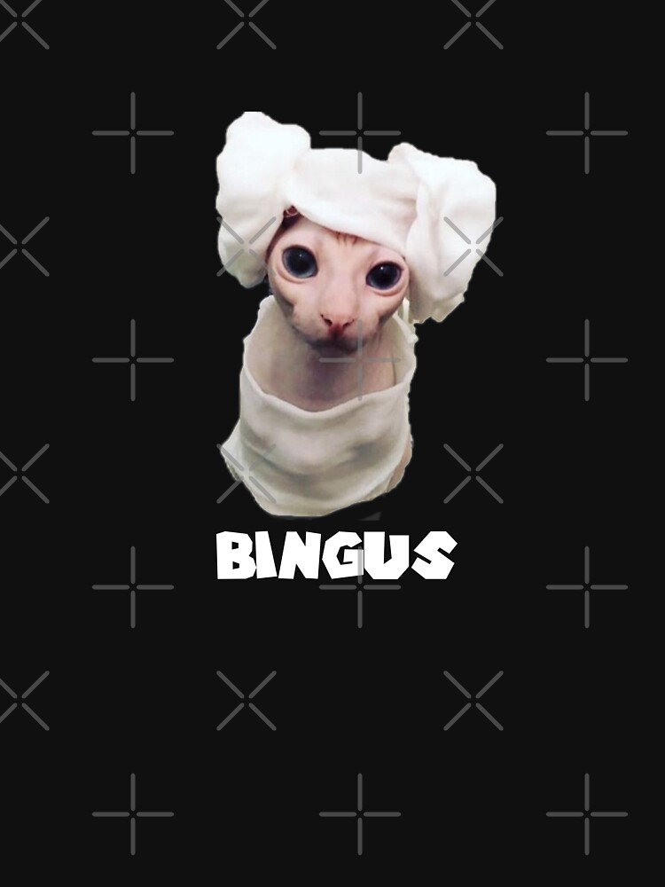 "bathing Bingus cat" T-shirt for Sale by Ashi17 | Redbubble | hairless ...