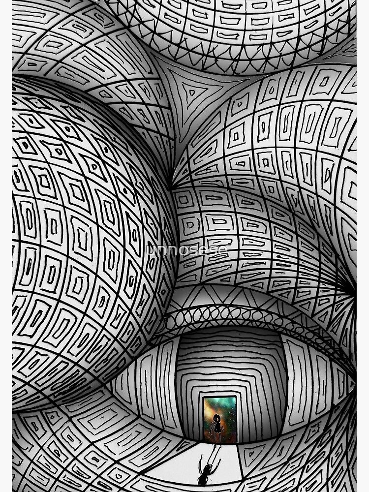 "Enter the Void - drawing" Poster by unnosese | Redbubble