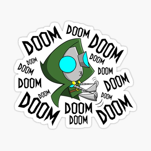 "Dr. Doom doom doom doom doom" Sticker for Sale by Blinding2020 | Redbubble