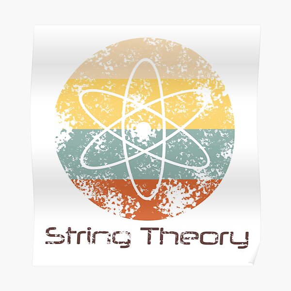 "Atom String theory" Poster by FancyBubble | Redbubble