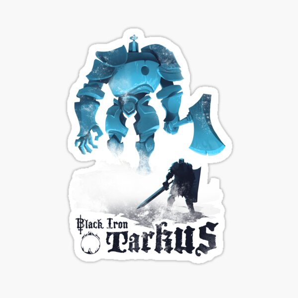 "Black Iron Tarkus" Sticker by crowsmack | Redbubble