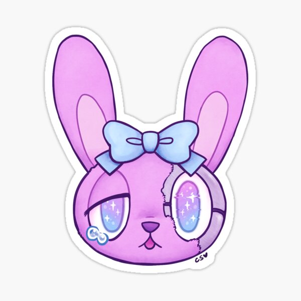 "ROBOT BUNNY" Sticker by cuteosphere | Redbubble