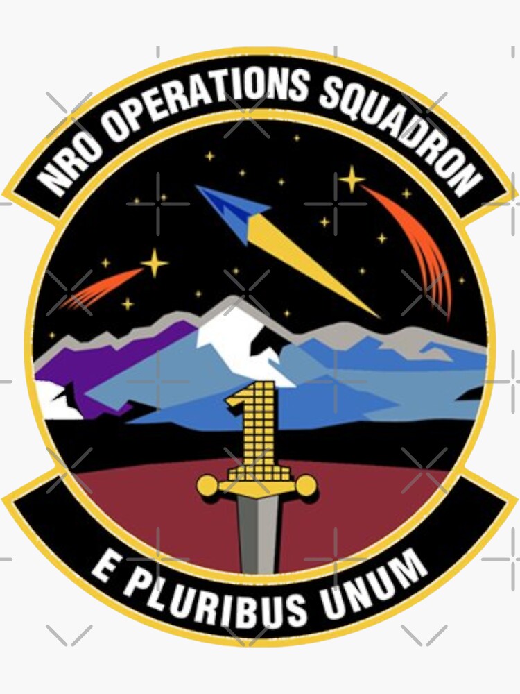 "NRO Operations Squadron" Sticker for Sale by WarGear | Redbubble