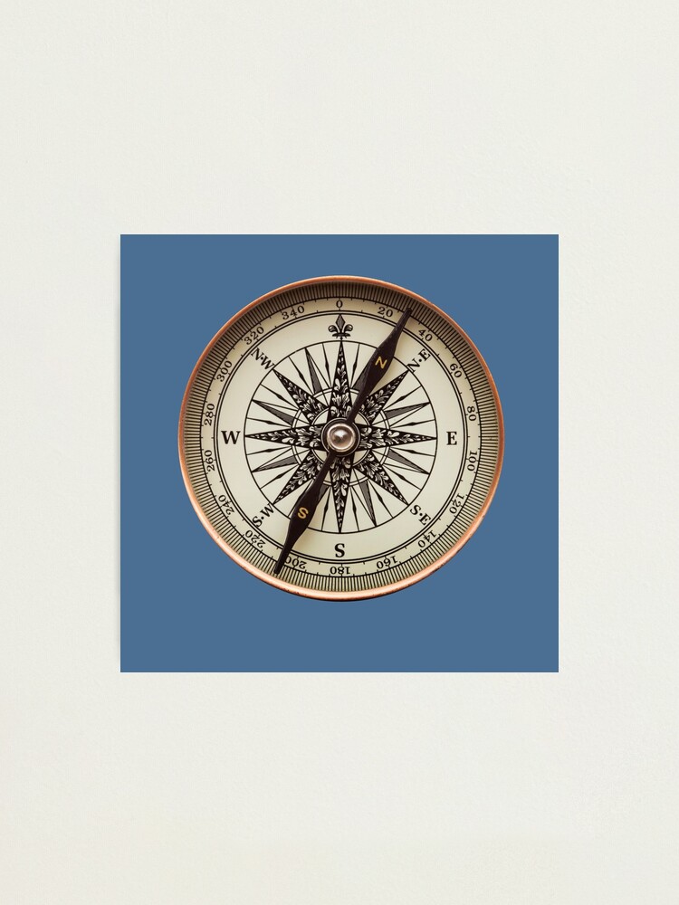 "Vintage Compass Clock Face" Photographic Print for Sale by Linkbekka ...