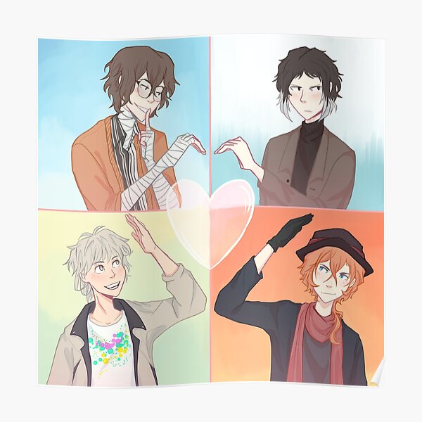 "Soukoku!" Poster by hayathi | Redbubble