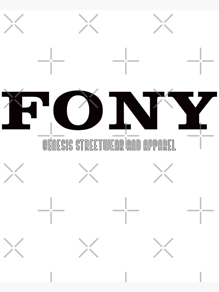 "Fony Logo" Art Print by Retromegahero83 | Redbubble