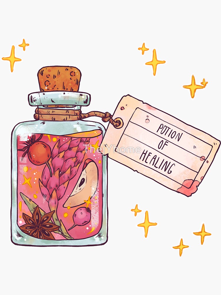 "Potion of Healing" Sticker for Sale by ThejYhome | Redbubble
