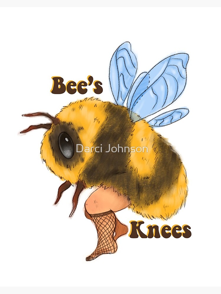 "Bee's Knees - Cute Bee Idiom, with text (set also avaliable ...