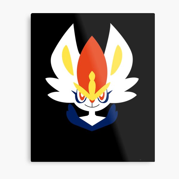 Cinderace Metal Prints | Redbubble