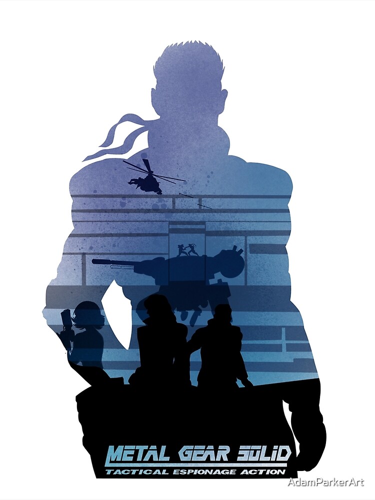 "MGS 1 POSTER" Poster for Sale by AdamParkerArt | Redbubble