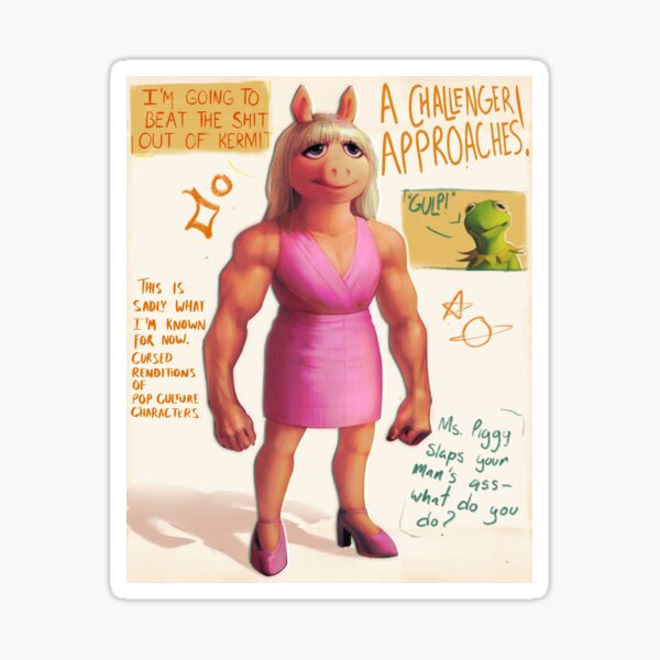 Ms Piggy Stickers | Redbubble
