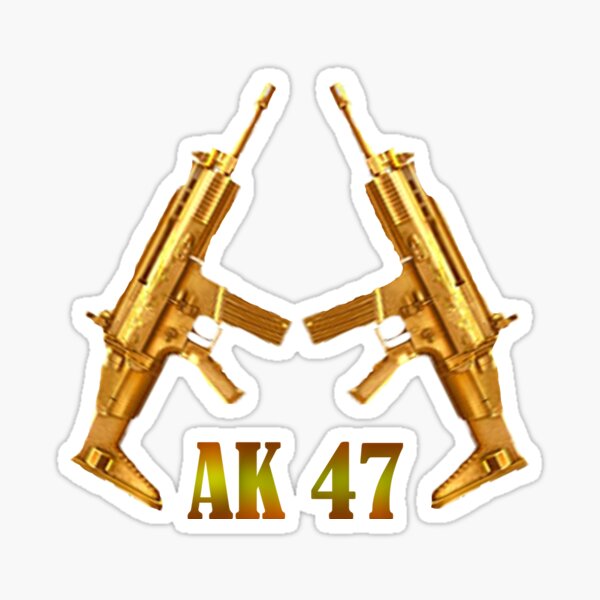 "AK 47" Sticker for Sale by emily-87 | Redbubble