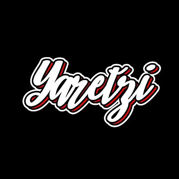 Pegatina con la obra «Nombre de Yaretzi - diseño de letras a mano» de ...