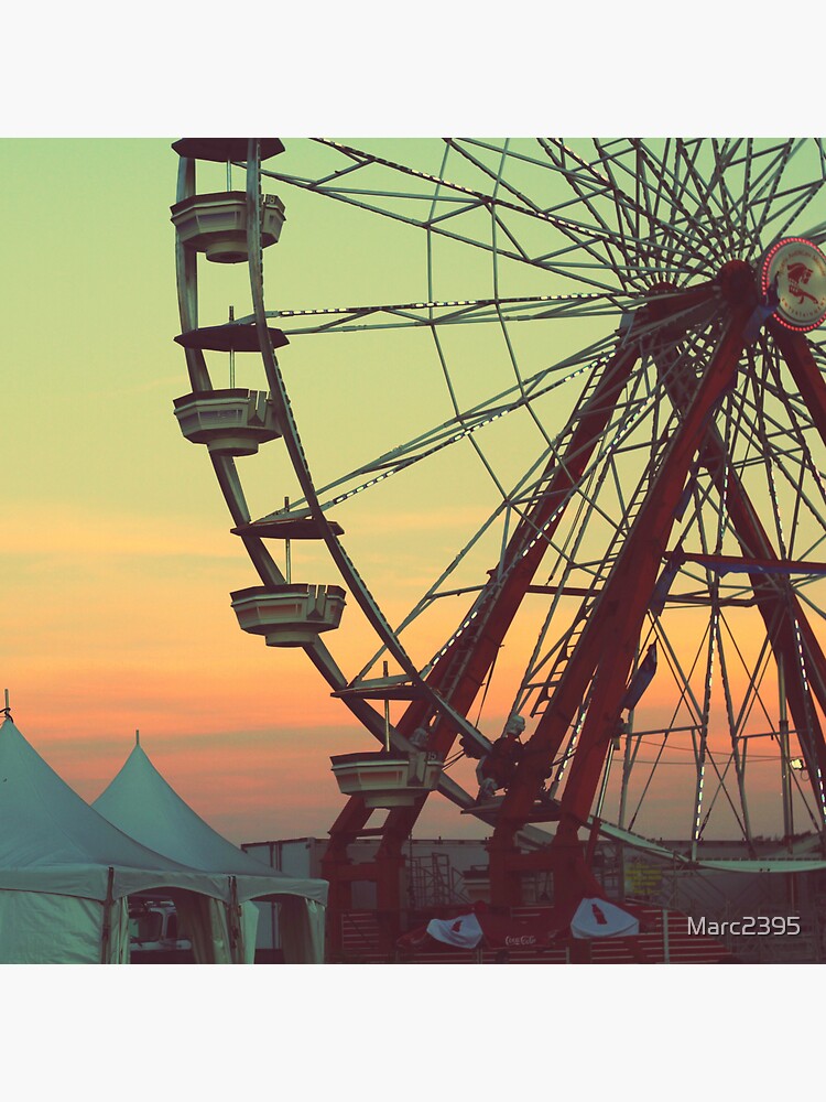 "Ferris wheel" Sticker by Marc2395 | Redbubble