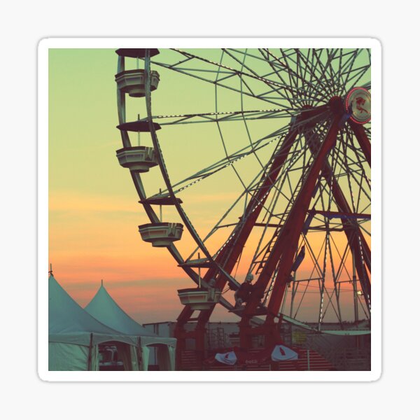 "Ferris wheel" Sticker by Marc2395 | Redbubble