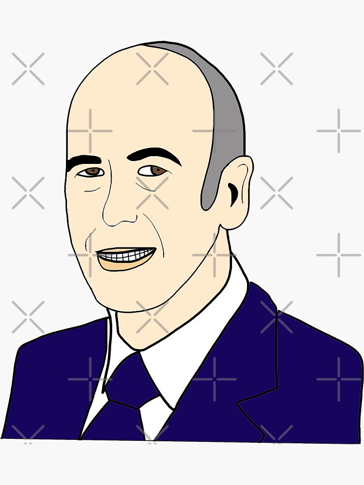 "Valéry Giscard d'Estaing" Sticker for Sale by funnyBrand | Redbubble