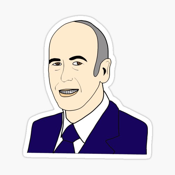 "Valéry Giscard d'Estaing" Sticker for Sale by funnyBrand | Redbubble