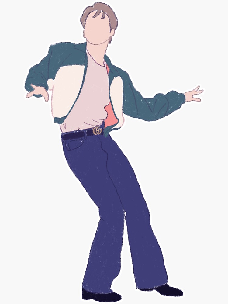 "BTS Dynamite Jimin Line art" Sticker for Sale by daynnerys | Redbubble