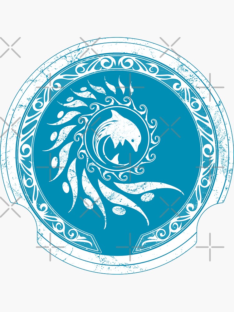 "Atlantis symbol" Sticker by NicGrayGraphic | Redbubble