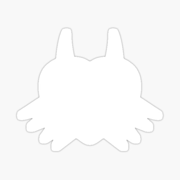 "White mask" Sticker by Jess-Xs | Redbubble