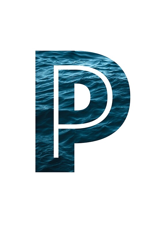 "The Letter "P" Ocean" by Mike Gallard | Redbubble
