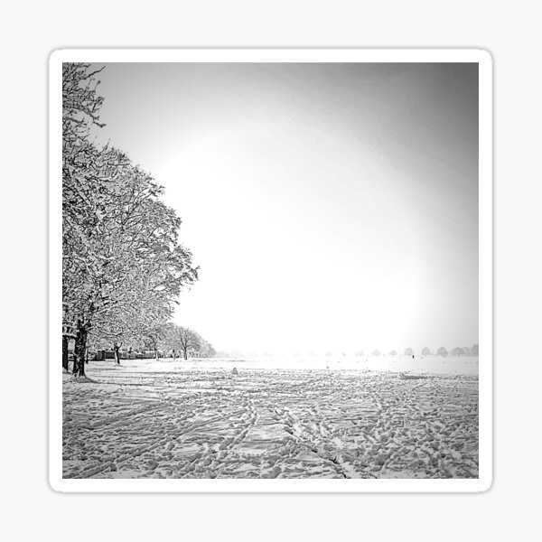 "Snowflake Road Gray 2" Sticker for Sale by kyds | Redbubble