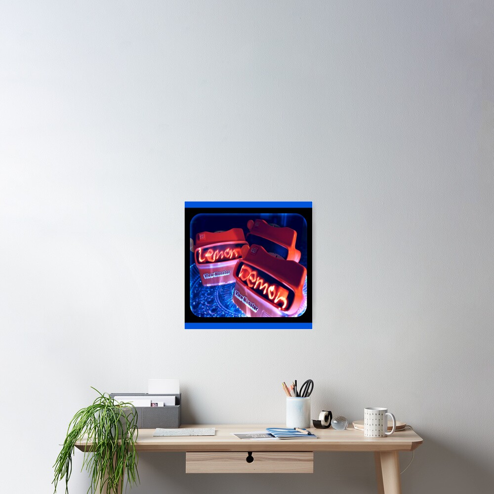 "View Monster Album Cover" Poster for Sale by SPRINGYTIE | Redbubble