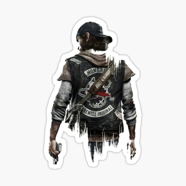 "day gone design" Sticker for Sale by 33dreamworld33 | Redbubble