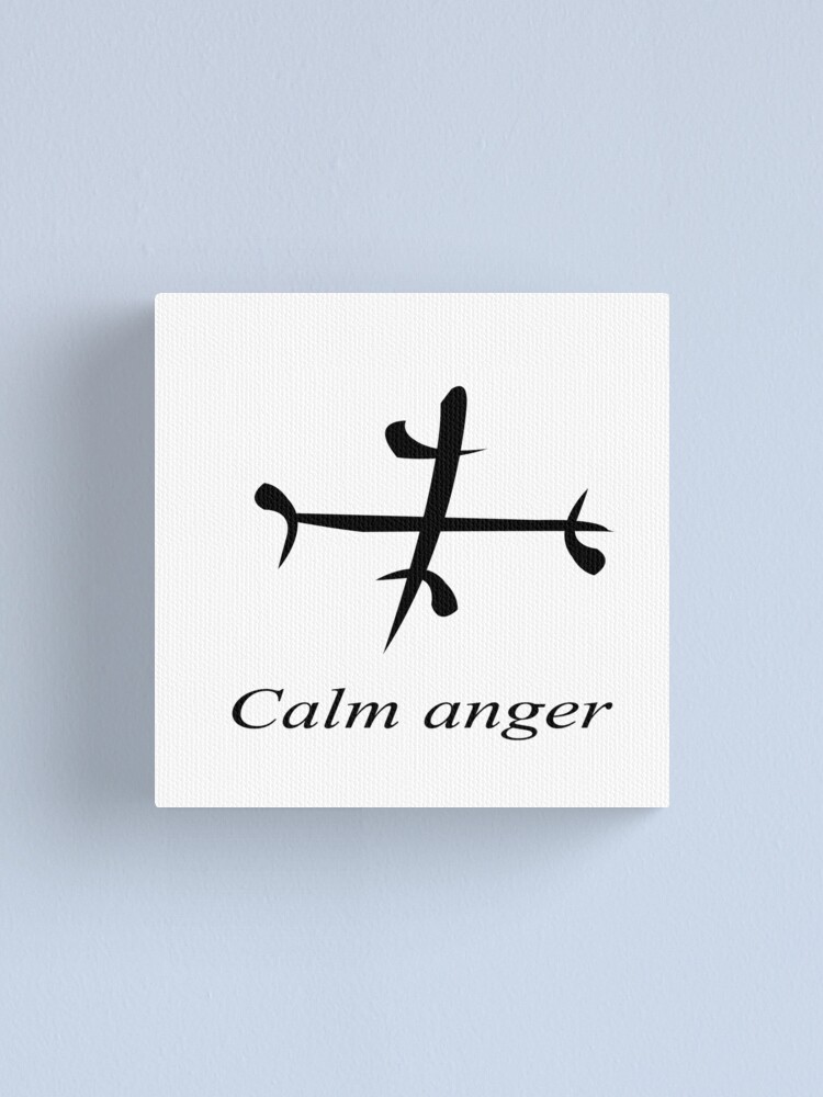 "Calm anger." Canvas Print by kairos24 | Redbubble