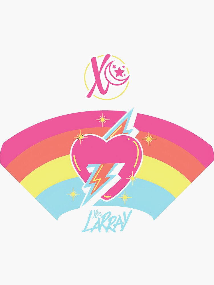 "Larray XO Girlies" Sticker by tikitak94 | Redbubble