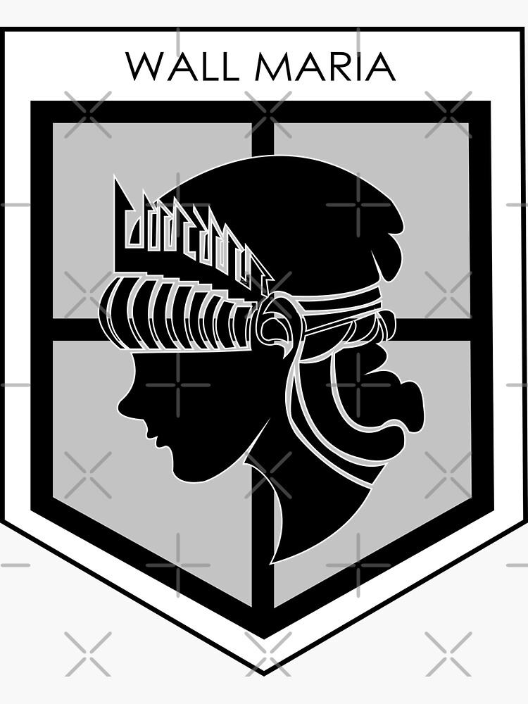 "Wall maria" Sticker for Sale by ranniadesing | Redbubble