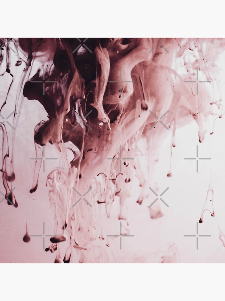 "Aesthetic Liquid Art Colorful Painting" Sticker by Bentouyer | Redbubble