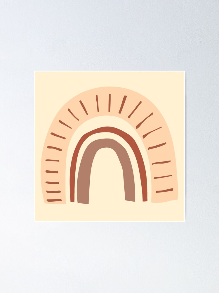 "BOHO RAINBOW" Poster by DhaCreations | Redbubble