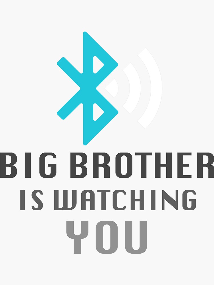 "Big Brother is Watching You" Sticker for Sale by foe- | Redbubble