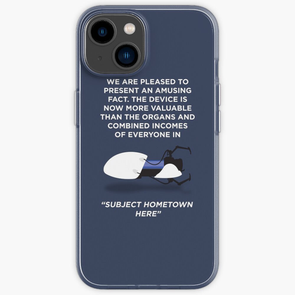 "Portal Aperture Science Handheld Portal Device" iPhone Case for Sale ...