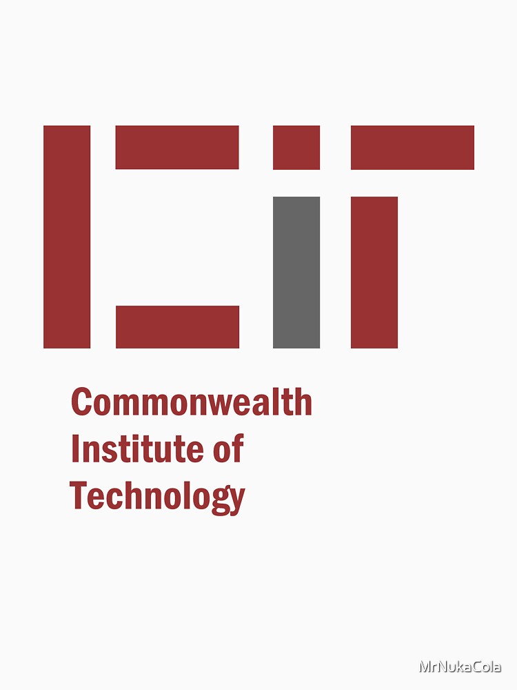 "Fallout Inspired CIT - Commonwealth Institute of Technology logo" T ...