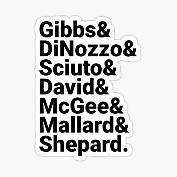Ncis Stickers | Redbubble