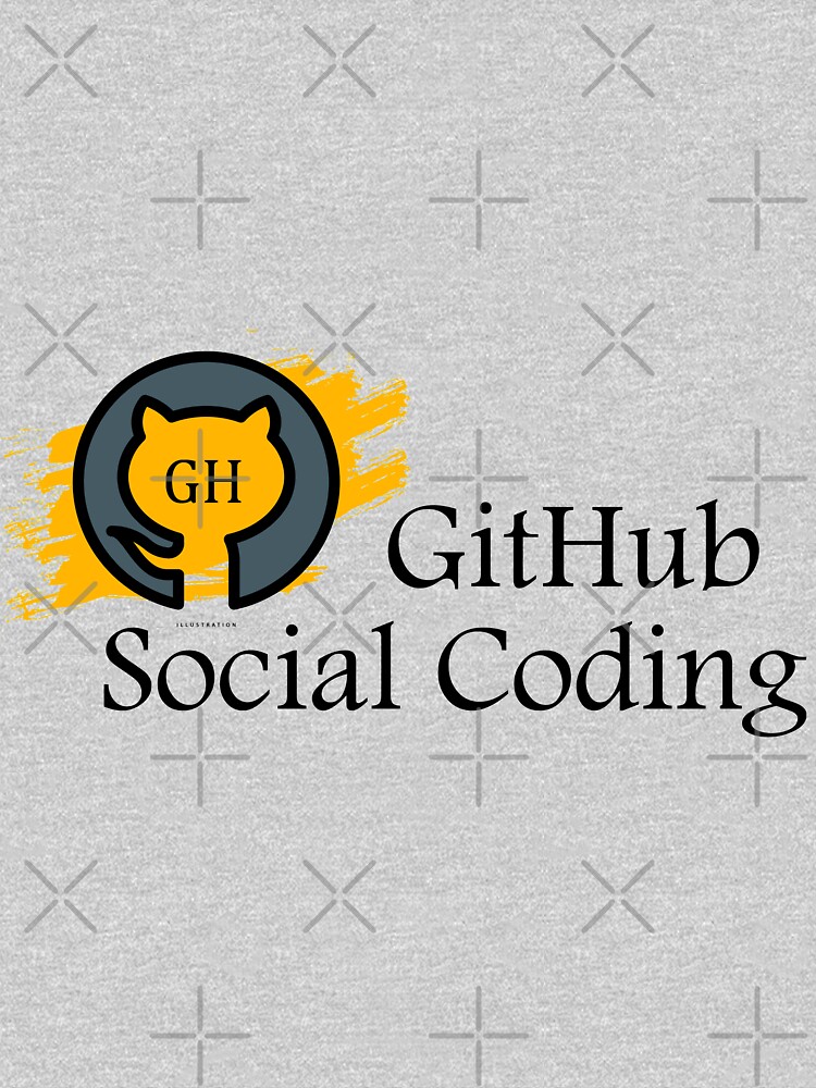 "Github social coding" T-shirt for Sale by JustBeYourselff | Redbubble | git t-shirts - github t ...