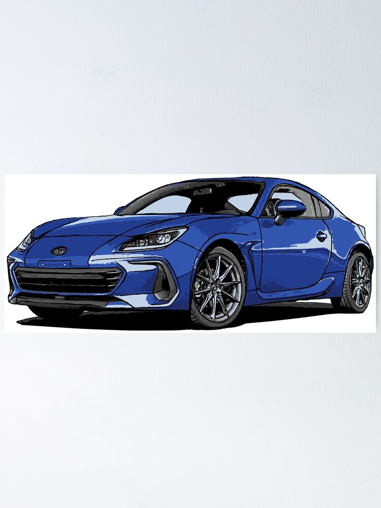 "2022 Subaru BRZ" Poster for Sale by rokojin | Redbubble