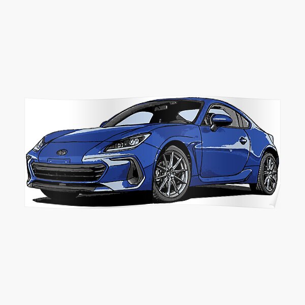 "2022 Subaru BRZ" Poster for Sale by rokojin | Redbubble