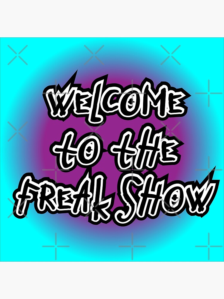 "welcome to the freak show - yungblud weird" Poster by lovelinashop ...