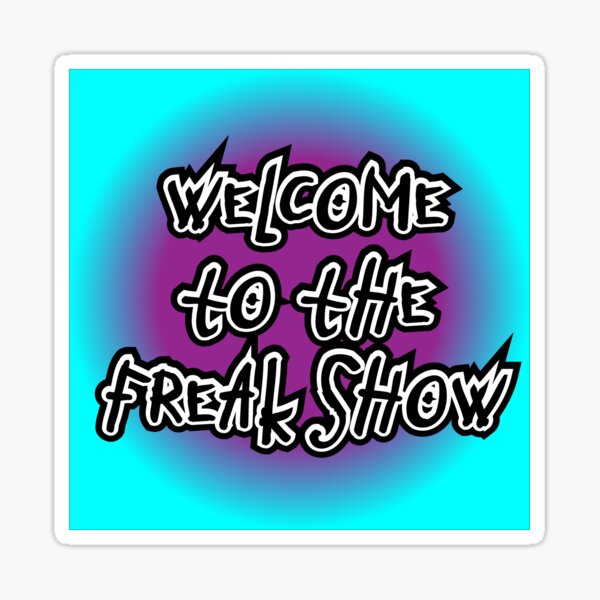"welcome to the freak show - yungblud weird" Sticker for Sale by ...