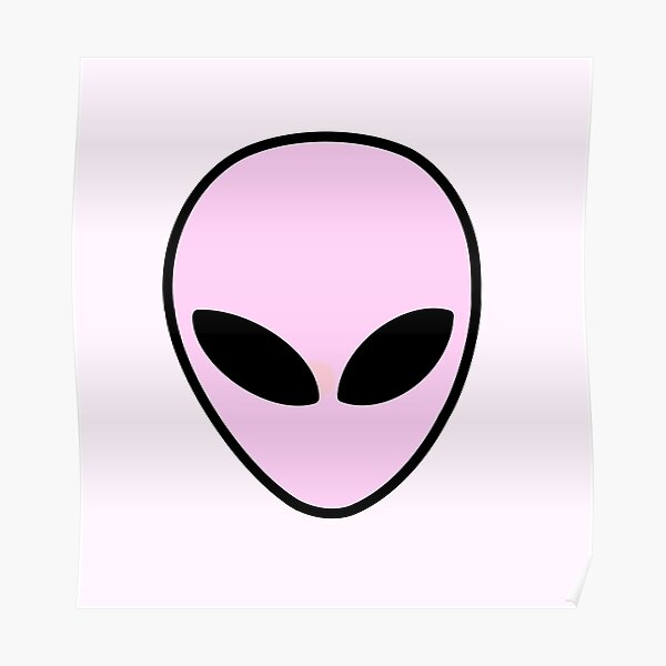 "aesthetic pastel pink alien" Poster for Sale by STAR10008 | Redbubble