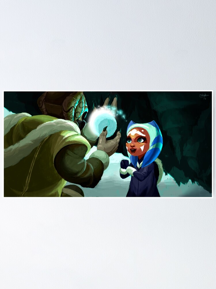 "Plo Koon and Ahsoka" Poster by mikekimart | Redbubble